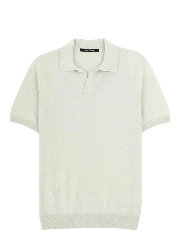 Tagliatore Linen Polo - Green