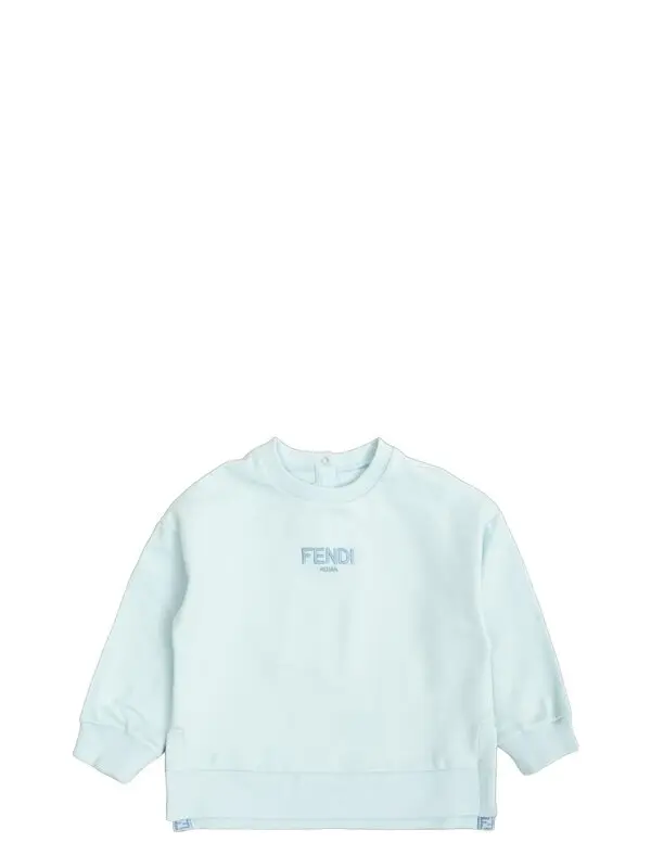 Fendi Sweatshirt With Logo - Blue