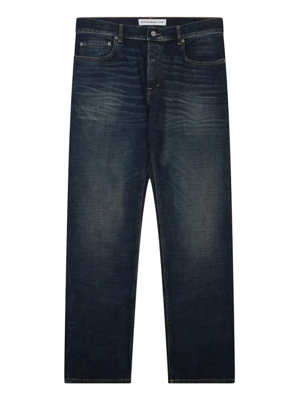 DEPARTMENT 5 Jeans With Logo Patch - Blue