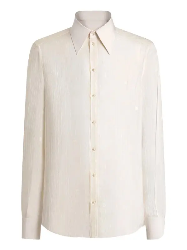 Dolce & Gabbana Silk Shirt - White