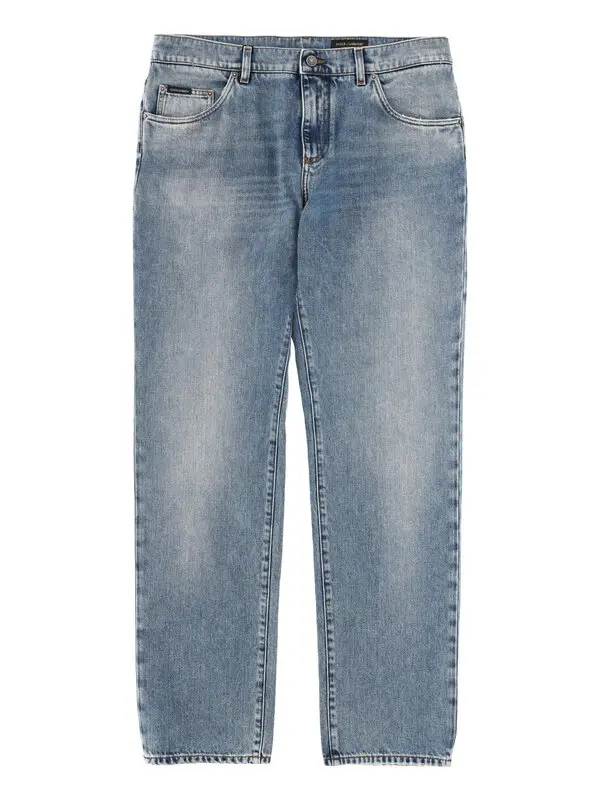 Dolce & Gabbana Classic Straight Leg Jeans - Denim
