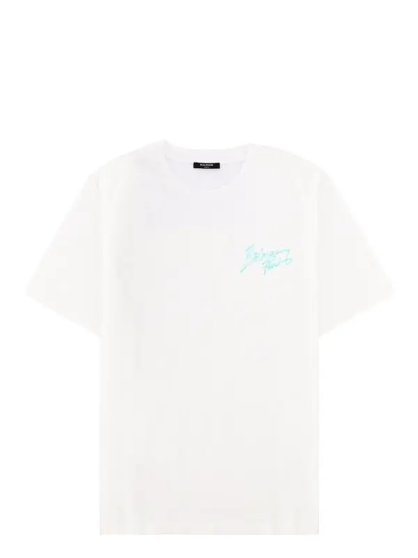 Balmain T-shirt With Logo - White