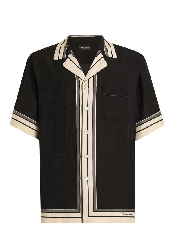 Dolce & Gabbana Hawaii" Shirt - Black