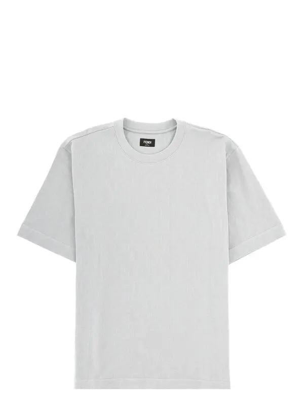 Fendi Cotton T-shirt - Silver
