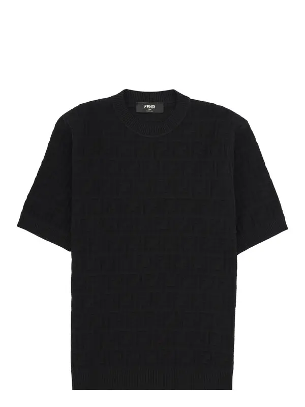 Fendi Ff Cotton T-shirt - Black