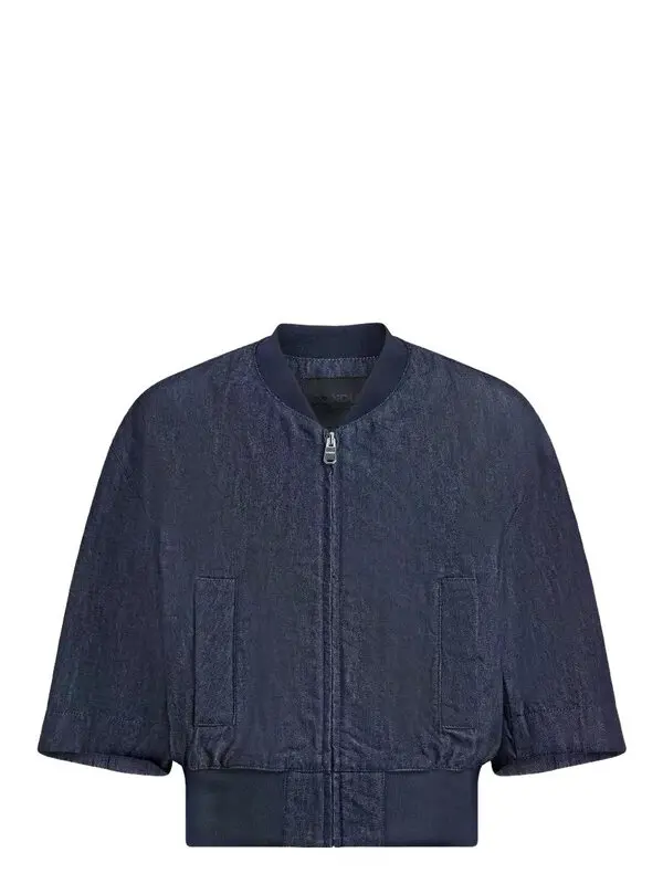 DONDUP Zipped Bomber Jacket - Blue