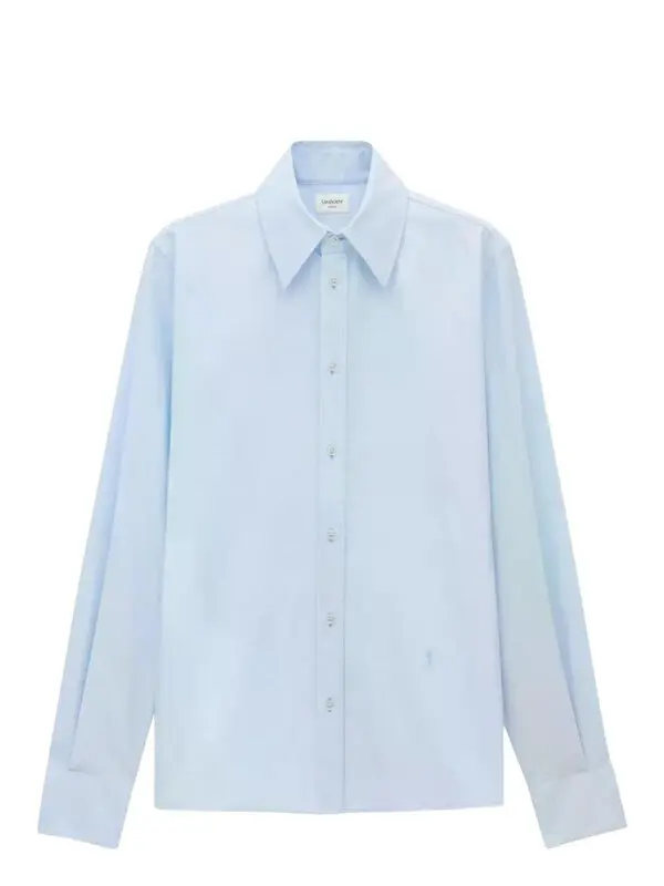 Saint Laurent Cassandre Oxford Shirt - Blue