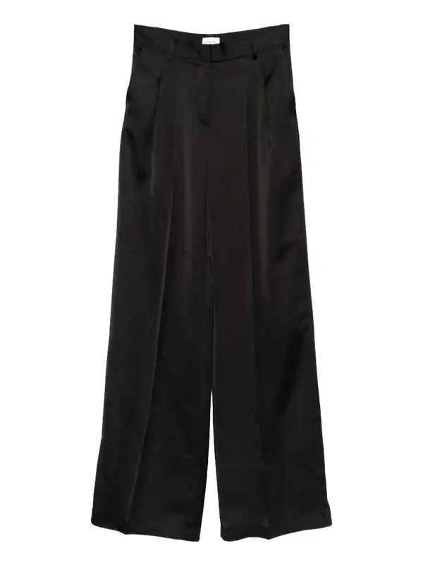 Andamane Nathalie Pleated Trousers - Black