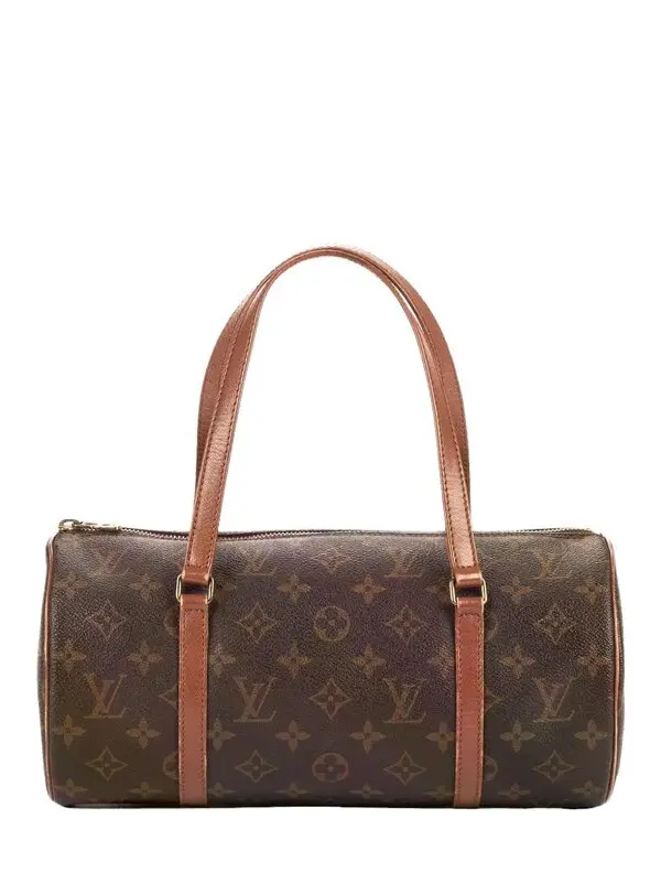 LOUIS VUITTON 30 Papillon Monogram Canvas Shoulder Bag - Brown