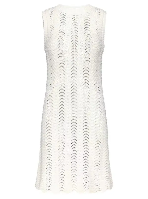 Loulou De Saison Yoko Sleeveless Mini Dress - Neutrals