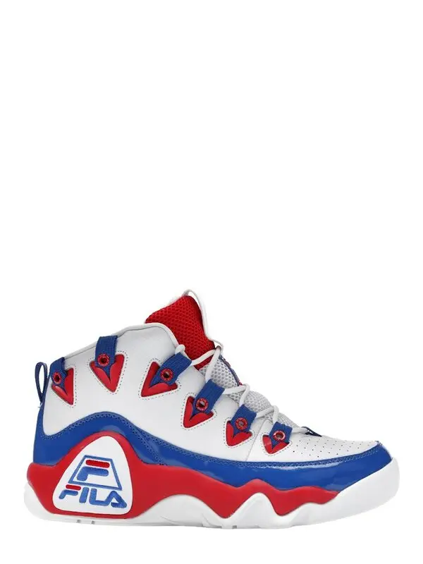 FILA Grant Hill 1 High-top Sneakers - White/red/prince Blue