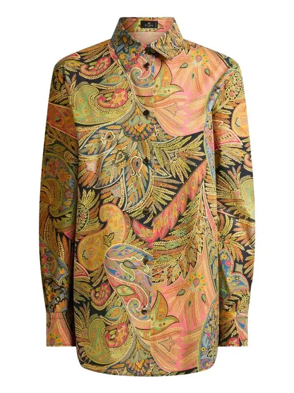 Etro Paisley-motif Shirt - Neutrals