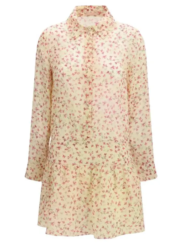 KRISTINA TI Didi Mini Dress - Neutrals