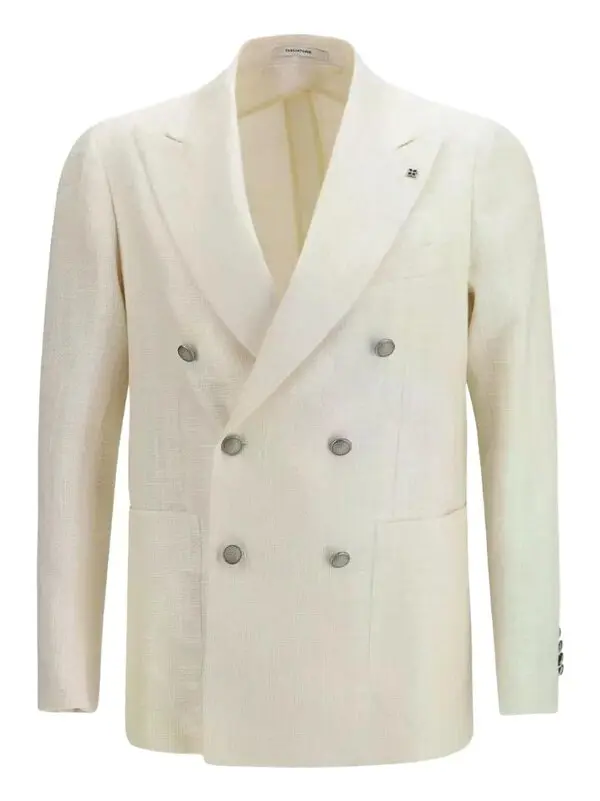 Tagliatore Double-breasted Blazer - White