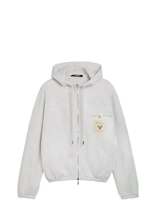 Jacquemus Torneo Label Hoodie - Grey