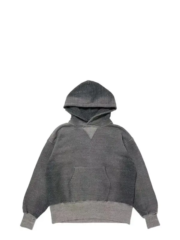 TAIGA TAKAHASHI Lot 606 Elbow-patch Hoodie - Grey