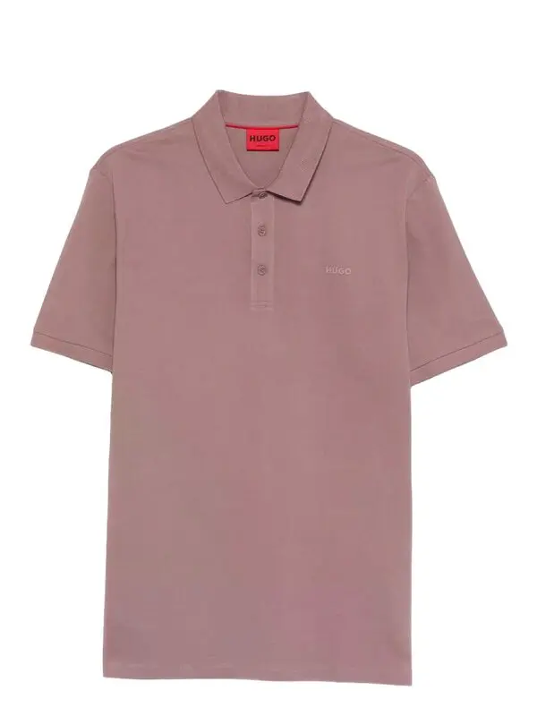 BOSS Buttoned Polo Shirt - Pink