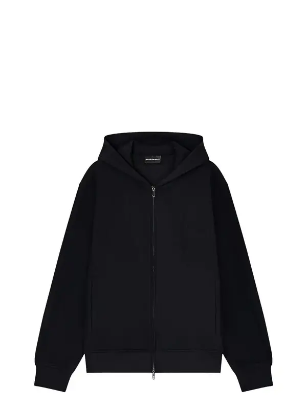 Emporio Armani Zip-up Hoodie - Black