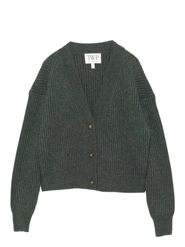 TWP Cashmere Cardigan - Green