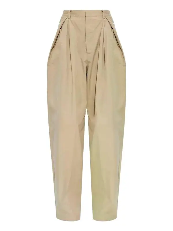 Dsquared2 Pleated Palazzo Pants - Neutrals