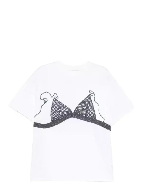 YCH Graphic-print T-shirt - White