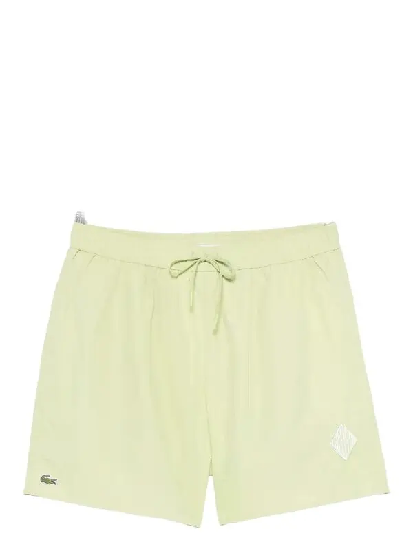 Lacoste Geometric Swim Shorts - Green