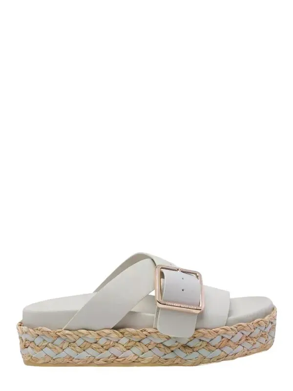 PALOMA BARCELO Vienna Calidis Buckle-detail Sandals - White