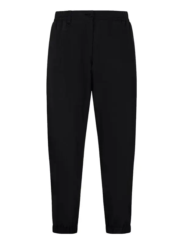 Herno Straight-leg Trousers With Elasticated Cuffs - Black