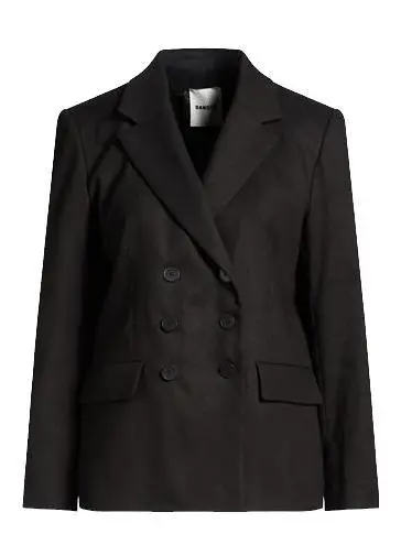 Sandro Double-breasted Twill Blazer - Black