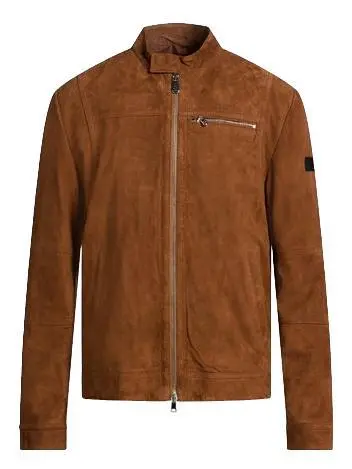 Peuterey Jacket In Lambskin - Brown