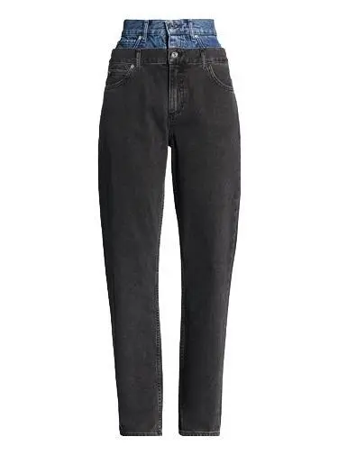 Sandro Cotton Straight-leg Jeans - Black