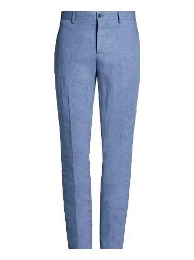 Massimo Alba Linen Tapered Leg Pants - Blue