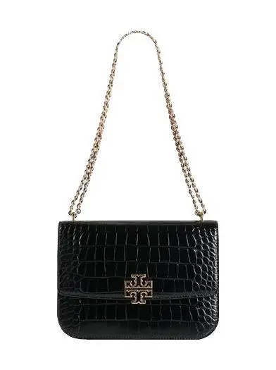 Tory Burch Leather Shoulder Bag - Black