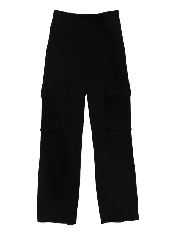 Erika Cavallini Flap-pocket Trousers - Black