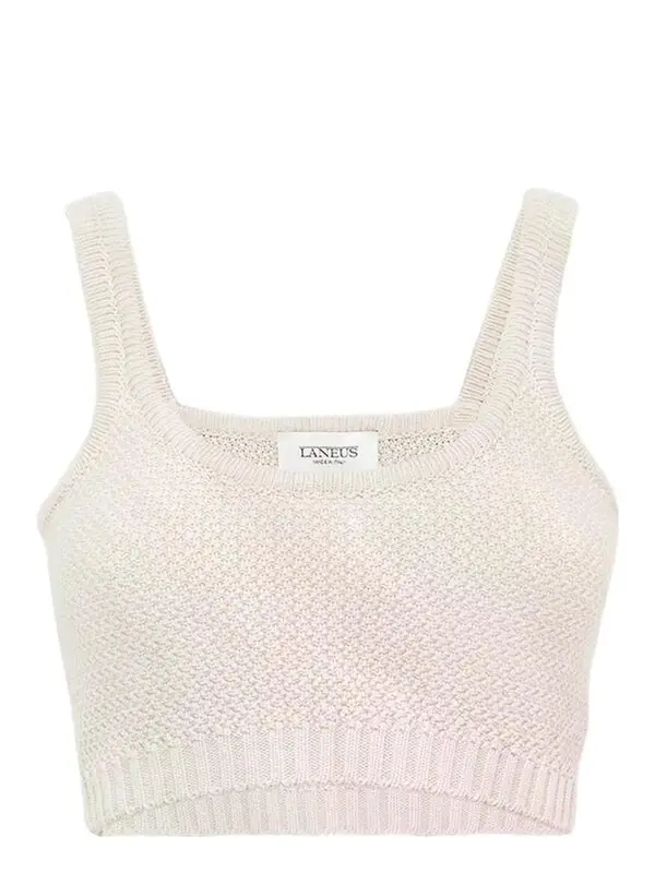 LANEUS Knitted Top - Neutrals