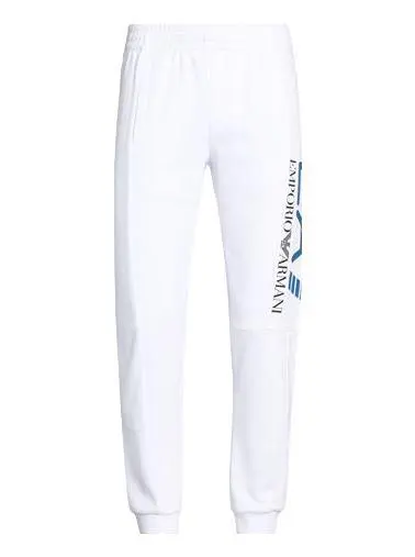 EA7 Pants Size Cotton, Polyester - White