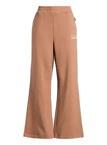 EA7 Cotton Track Pants - Beige