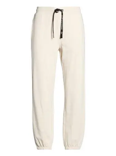 EA7 Pants Ivory Size Organic Cotton - White