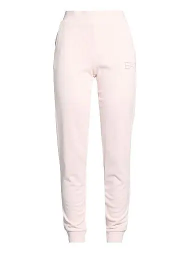 EA7 Track Pants With Brand Logo And Crystals - Pink