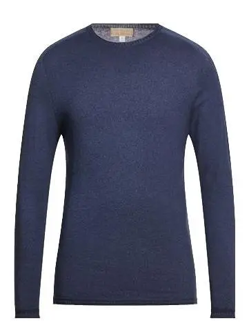 120% Lino Cashmere Crewneck Sweater - Navy
