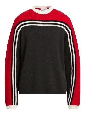 MSGM Sweater In Wool And Polyamide - Grey