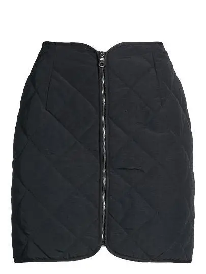 Ba&sh Mini Quilted Pencil Skirt - Black