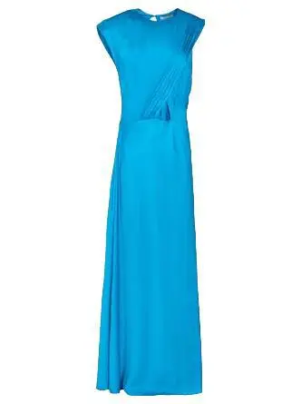 Sandro Flared Maxi Dress - Blue