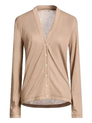 Massimo Alba Ribbed Knit Cardigan - Beige