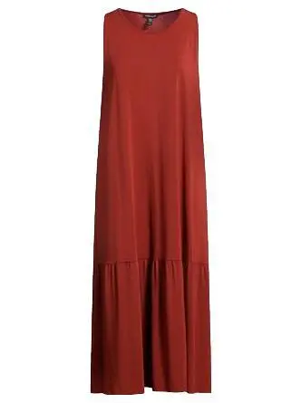 Eileen Fisher Midi Flared Dress - Red
