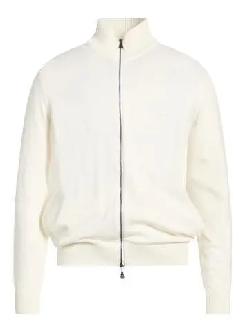 Alpha Studio Knitted Cotton Cardigan - Ivory