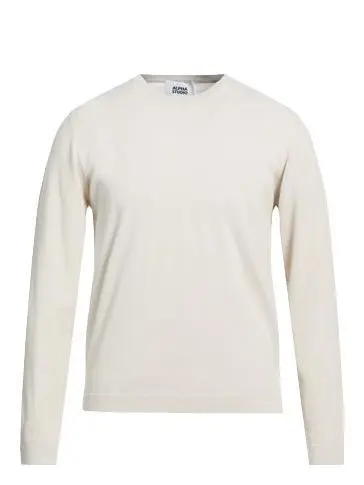 Alpha Studio Cotton-blend Sweater - Grey
