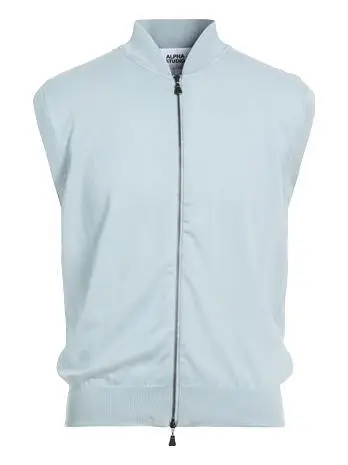 Alpha Studio Knitted Sleeveless Cardigan - Sky Blue