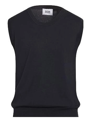 Alpha Studio Sweater Size Cotton - Midnight Blue