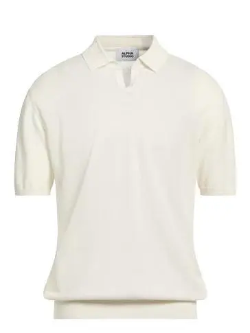 Alpha Studio Cotton Knit Top - Cream